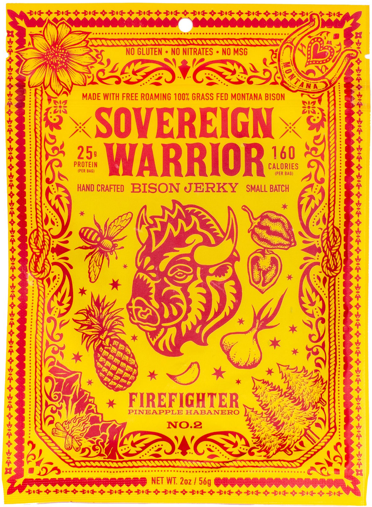 Sovereign Warrior Bison Jerky & Meat Shop. Made in Montana.